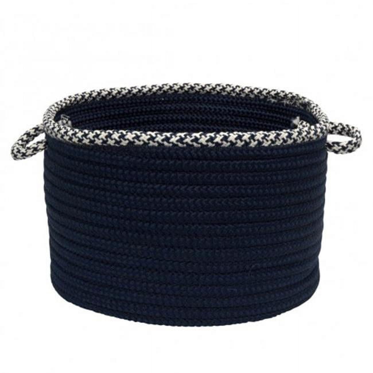 Hounds-tooth Bright Edge - Navy 24in.x14in. Basket - Walmart.com