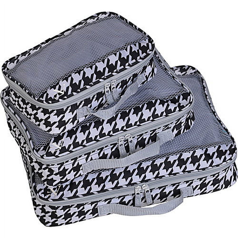 Houndstooth 3-piece Perfect Packing Cube Set - Walmart.com