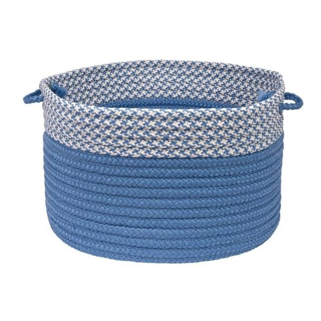 Houndstooth Dipped Basket - Blue Ice 24in.x14in. - Walmart.com