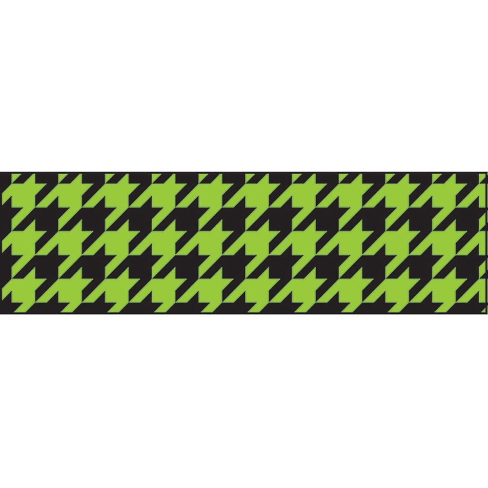 Houndstooth Green Bulletin Board Border [T85167] - Walmart.com