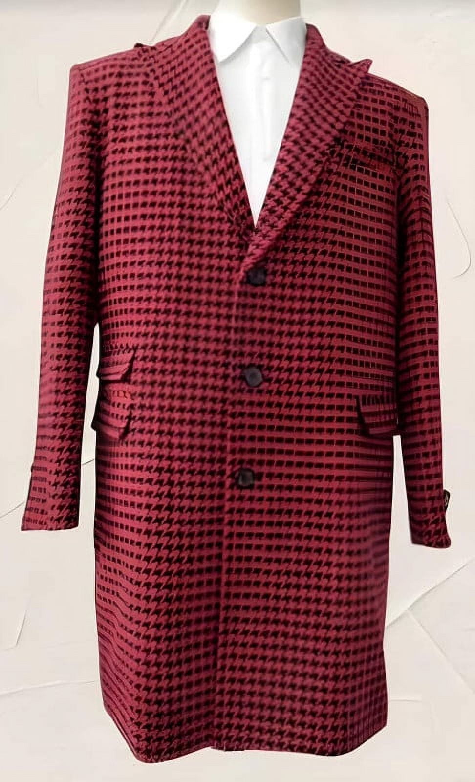 Houndstooth Overcoat Houndstooth Topcoat Houndstooth Checker Car Coat ...