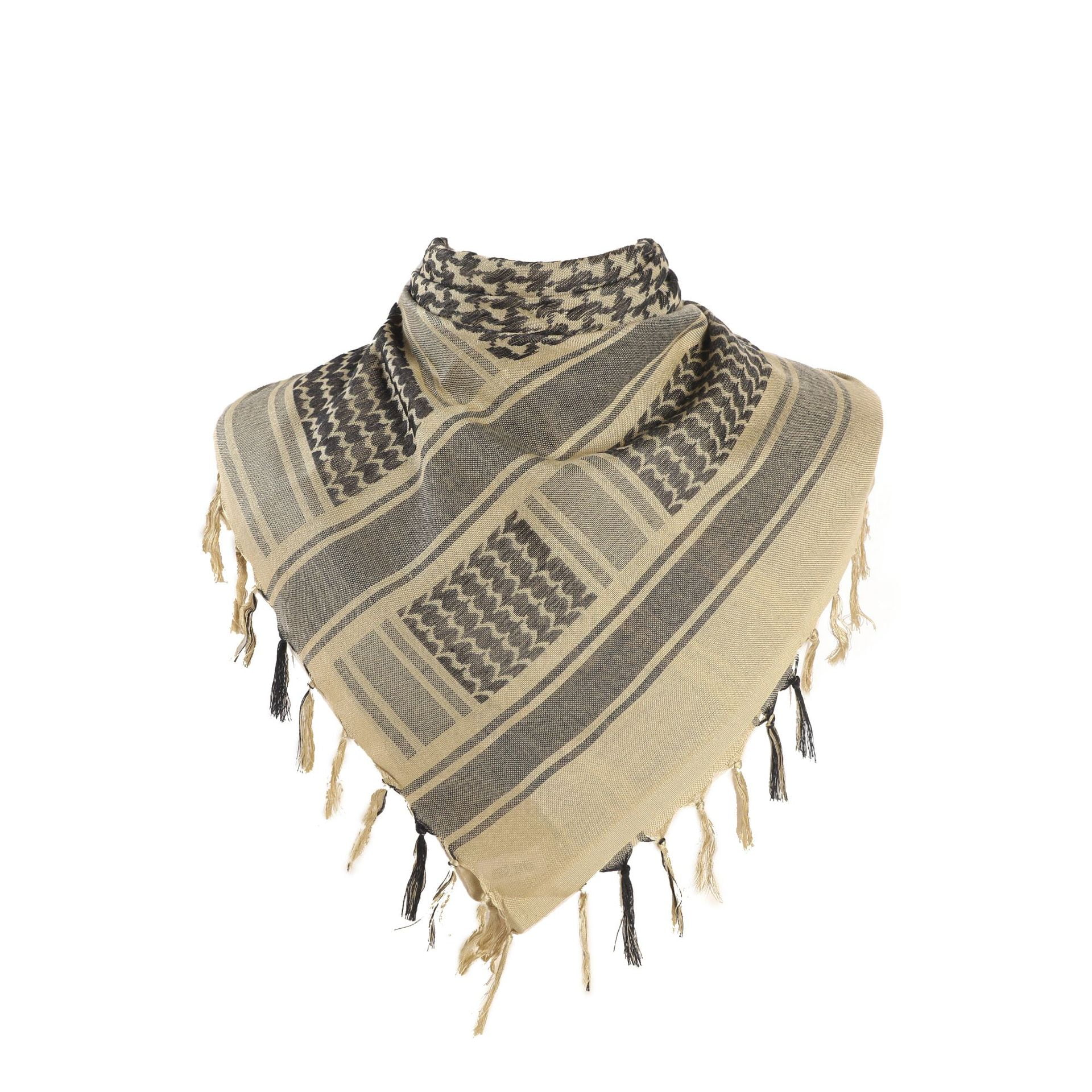 Houndstooth Palestine Scarf Keffiyeh Arafat Hatta Cotton Wide Scarf ...