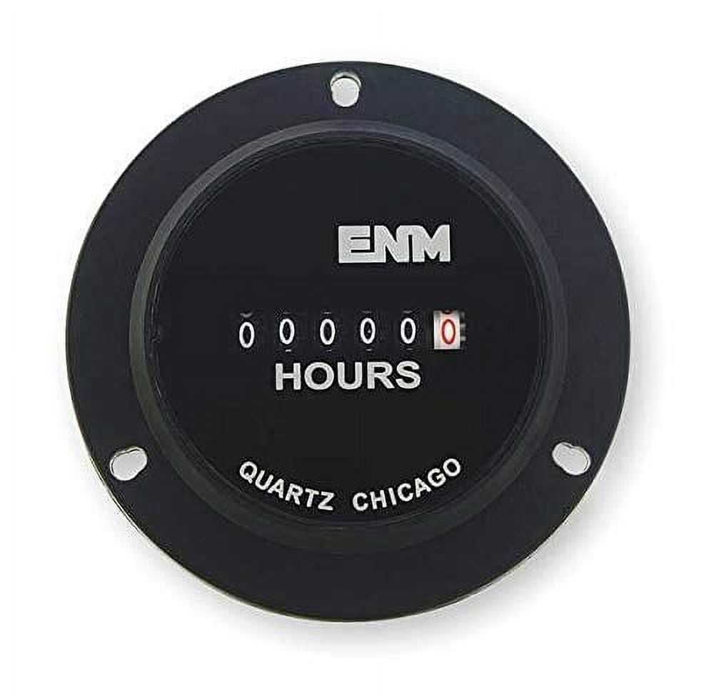 Hour Meter, Electrical, 2.8In, 3-Hole Round - Walmart.com