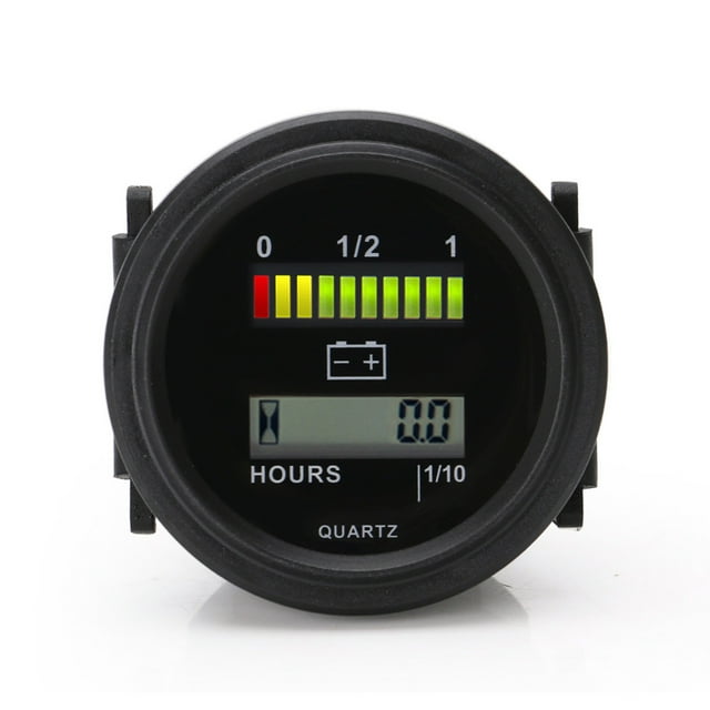 Hour Meter,Indicator 12v 24v 36v 48v 72v 12v 24v 36v Meter With Led 24v ...