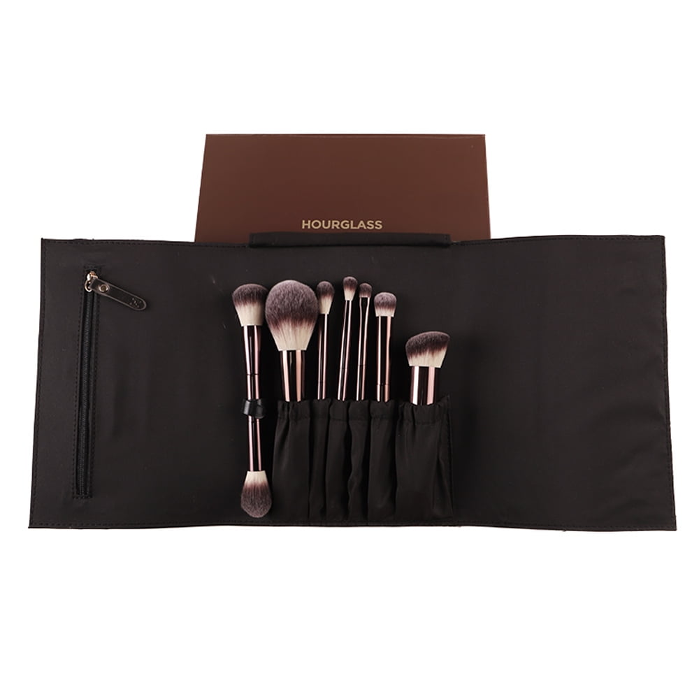 Hourglass 7-Piece Makeup Brush Set - Soft Fluffy Kabuki Brush for ...