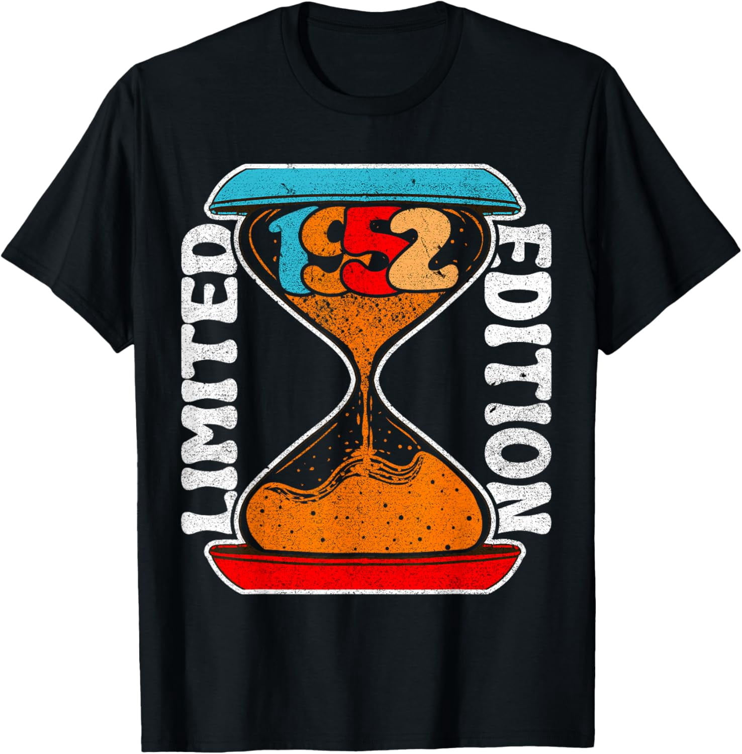 Hourglass 72 Year Old 1952 Limited Edition 72nd Birthday T-Shirt men ...