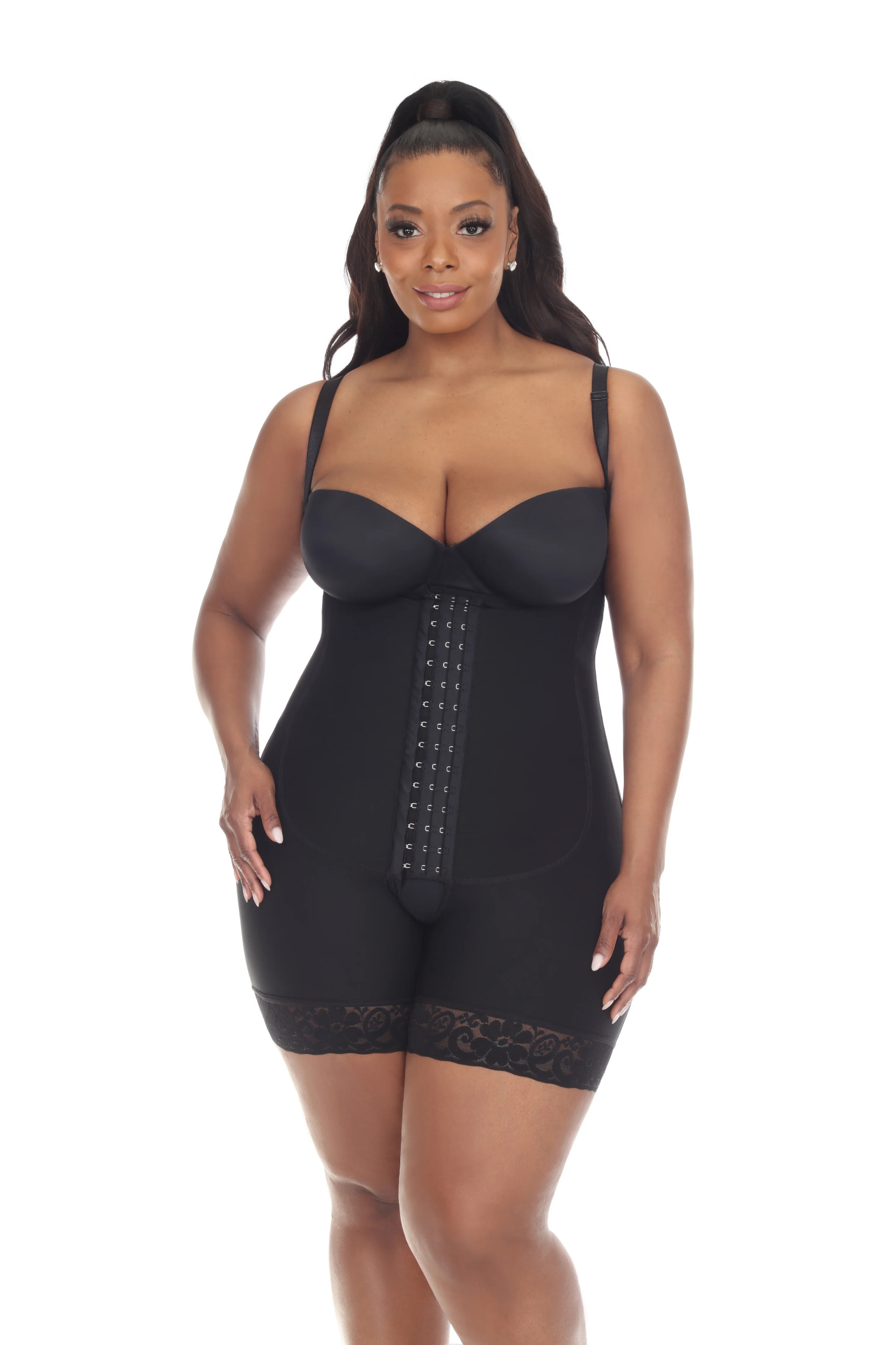 Hourglass BBL Girdle with Mid Legs and Hooks - Walmart.com