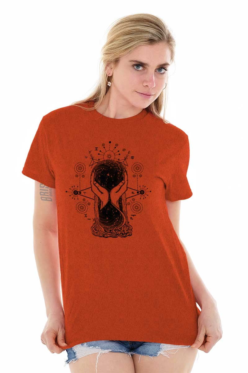 Hourglass Hands Crystal Ball Celestial Women's Plus Size Graphic Tee ...