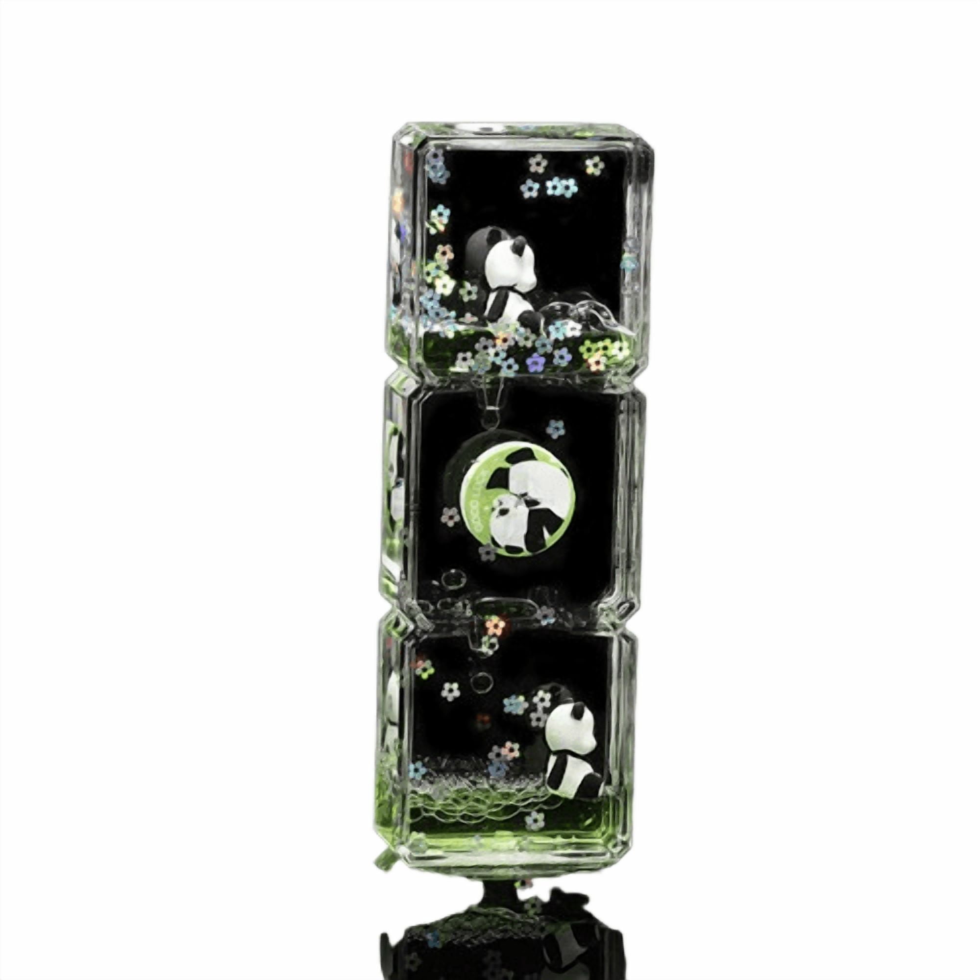 Hourglass Panda Hourglass Sand Timer 50ml Liquid Oil Drip Decorative ...
