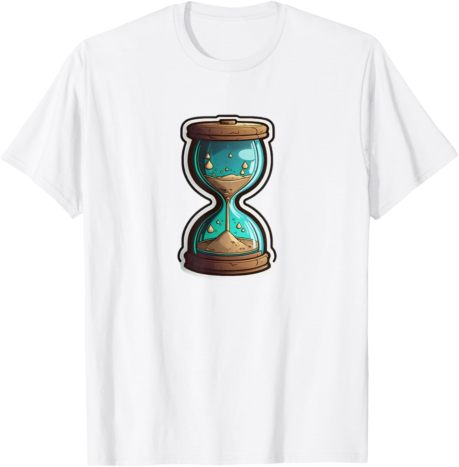 Hourglass, sandglass, sand clock, timer, infinity, countdown T-Shirt ...
