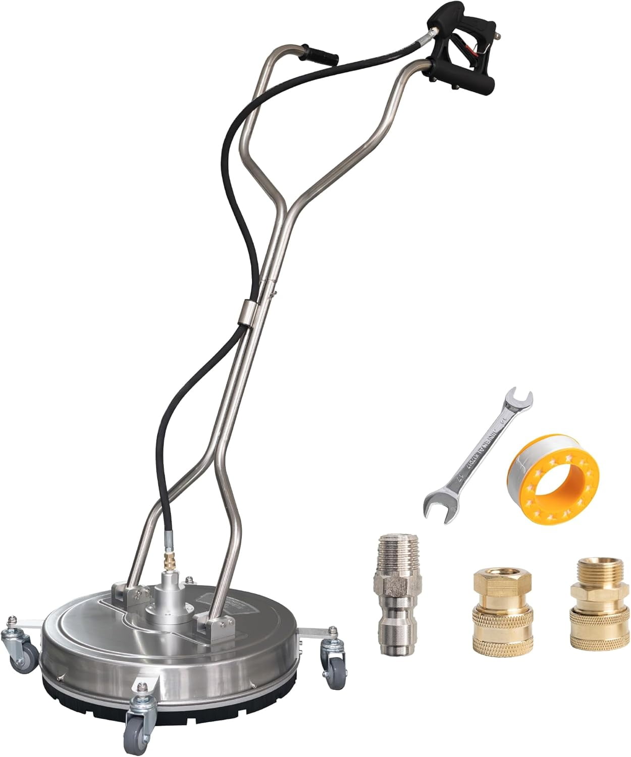 Hourleey 20" Pressure Washer Surface Cleaner with Dual Handles ...