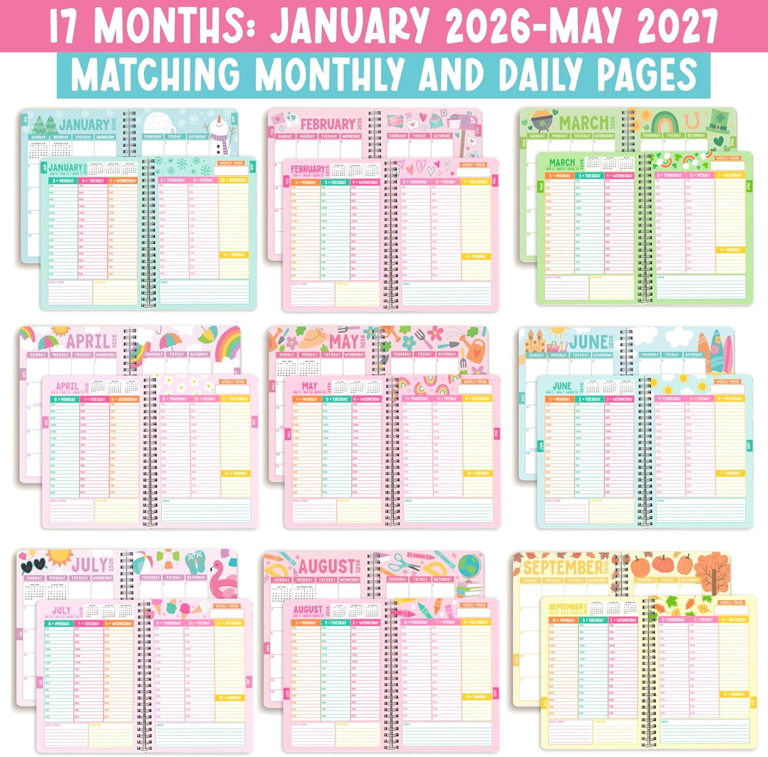 Hourly Appointment Book 2026-2027 - Appt Book 2026, Hourly Daily Weekly ...