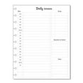 Hourly/Daily Planner Inserts for 11 Disc Planners - Walmart.com