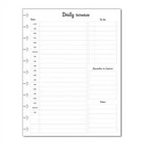 Hourly/Daily Planner Inserts for 11 Disc Planners - Walmart.com