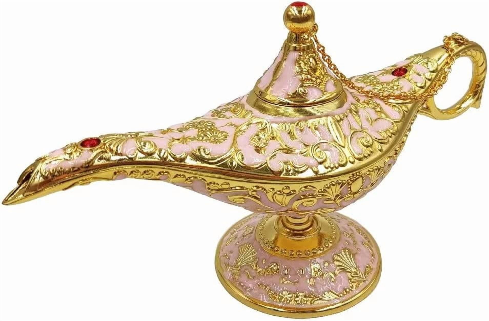 Hourwof Aladdin Genie Lamp Vintage Legend Aladdin Magic Lamp Wishing ...