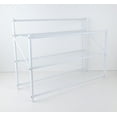 House 2 Home 27" Wide Foldable Metal Shelf / Shoe Rack, Powder Coated ...