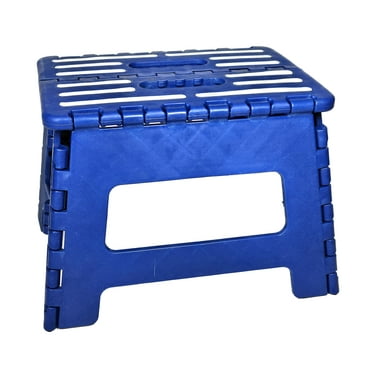 Mainstays One Step Folding Step Stool, Black Plastic - Walmart.com