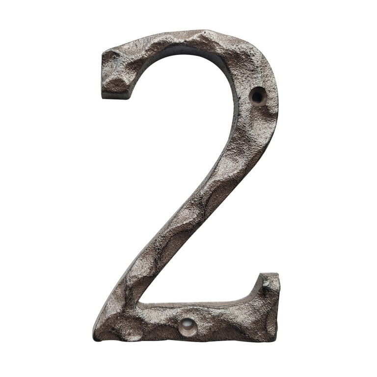 Wrought Iron House Numbers