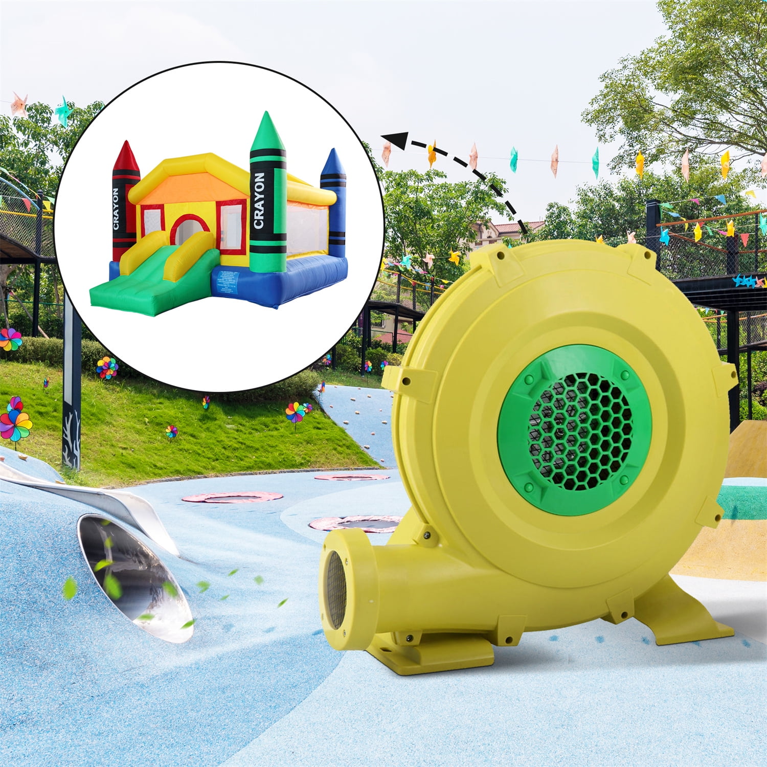 House Air Blower, Bounce House Blower, Portable Inflatable Bubble House ...