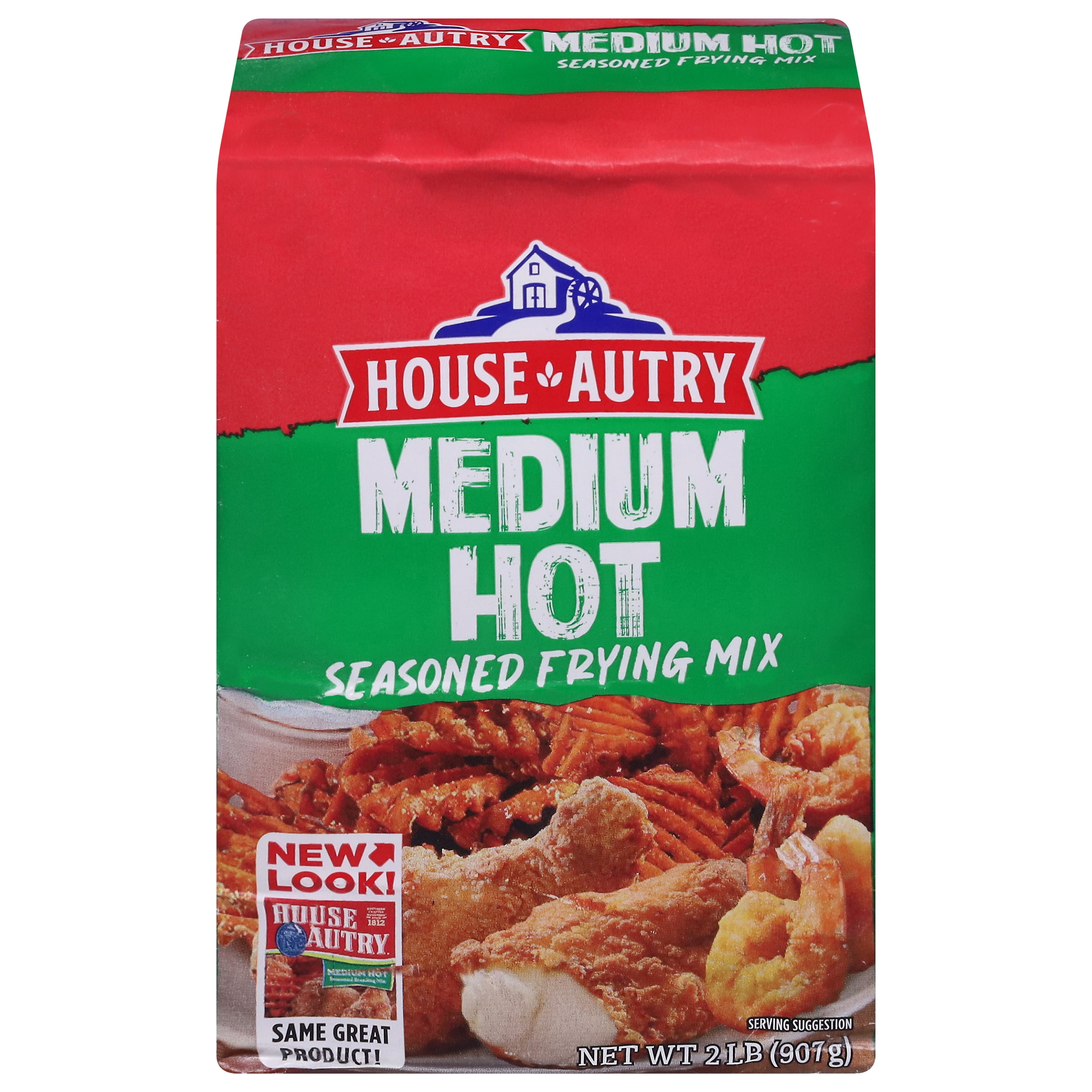 House-Autry Spicy Batter Coating Medium Hot Seasoned Breading Mix, 2 ...
