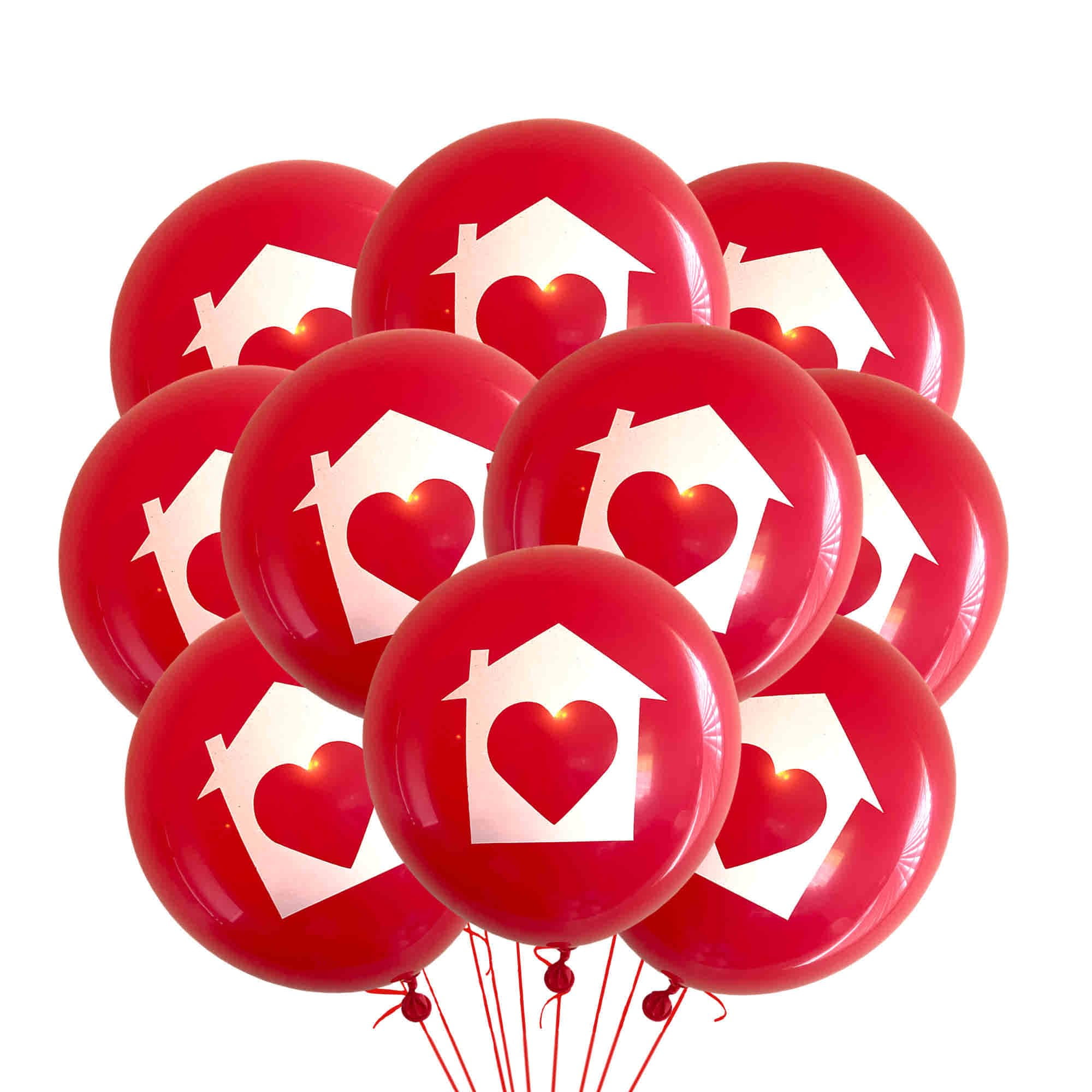 House Balloons 12 Count MMF7 Standard size, House Warming Party, Home ...