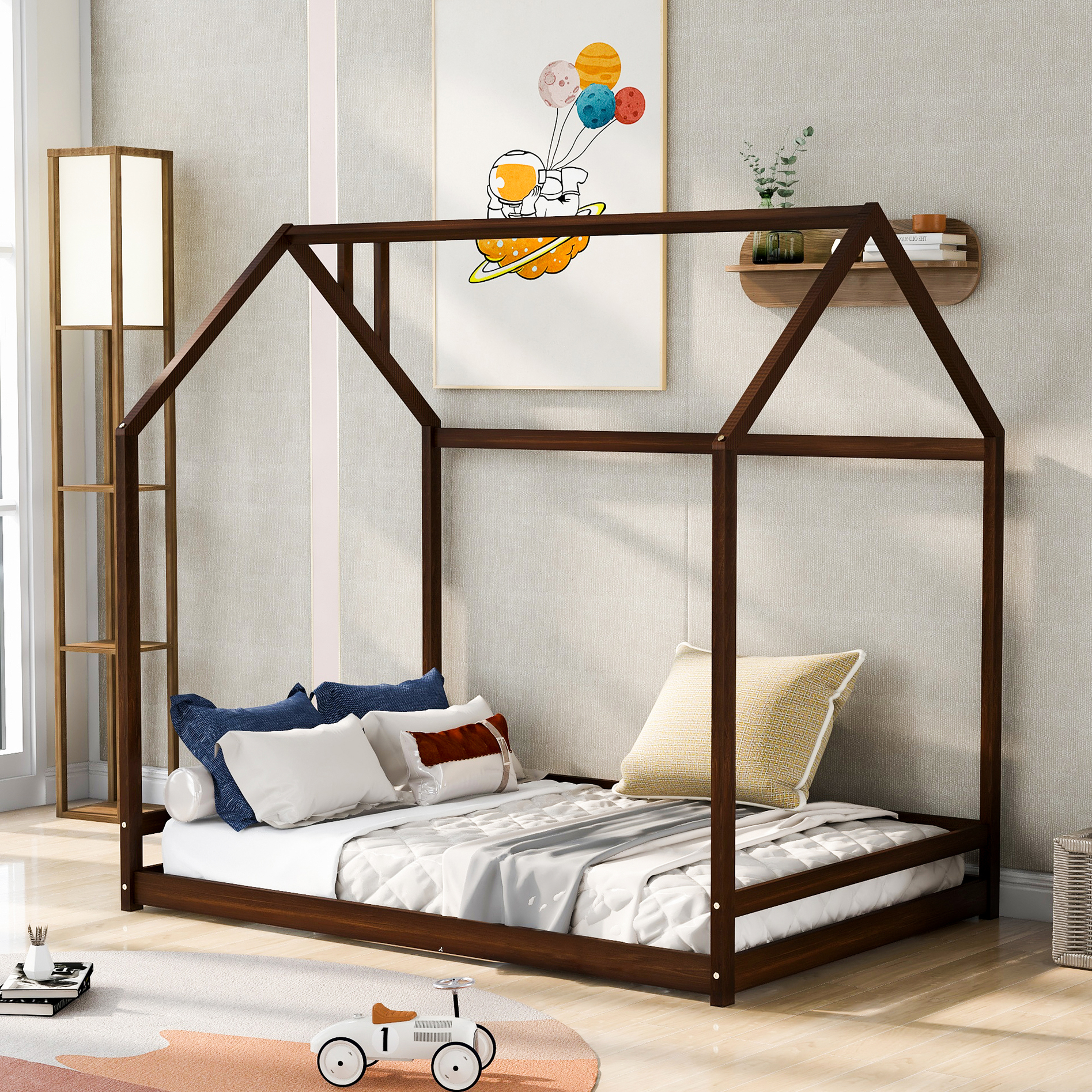 House Bed, With A Construction And Playful Design For Happy Rest ...