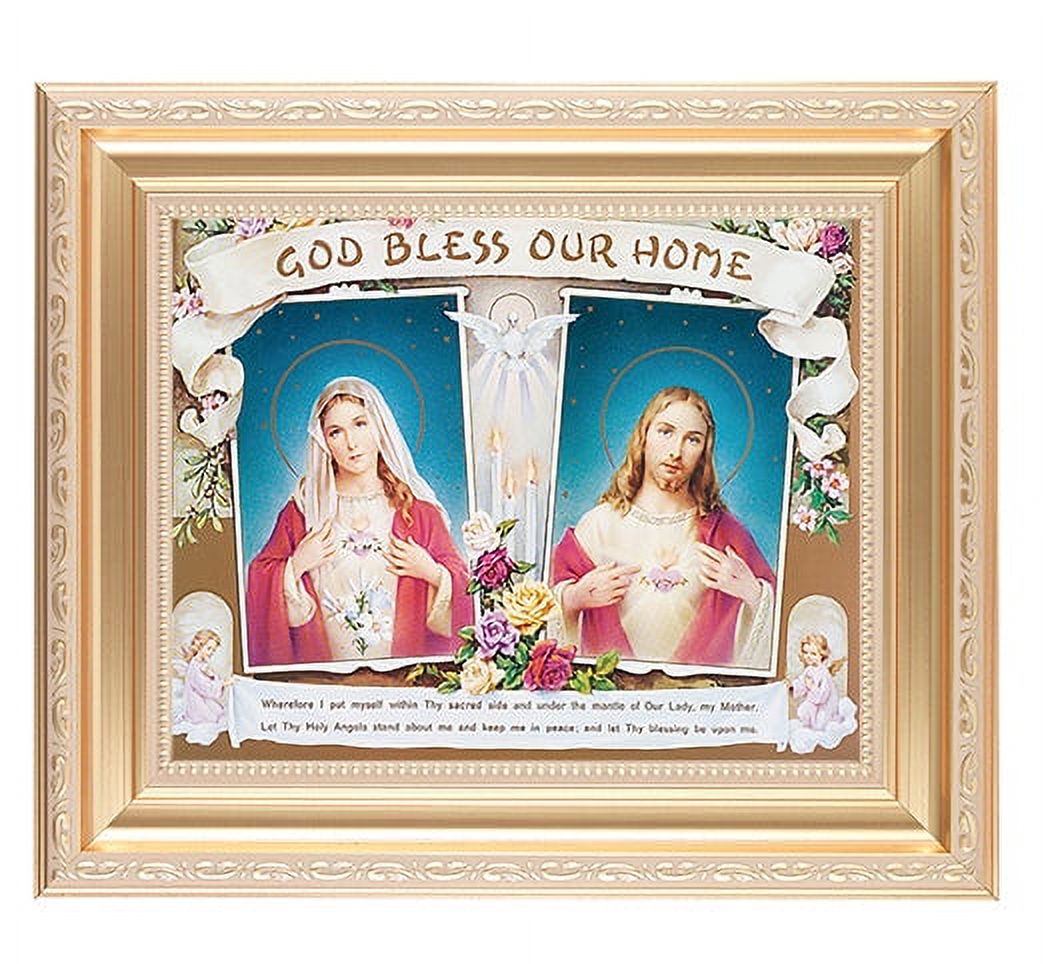 House Blessing - SHJ-IHM Picture Framed Wall Art Decor Large, Satin ...