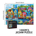 House, Boat Puzzle 500pcs/1000pcs Large Puzzle Game Gift Family ...