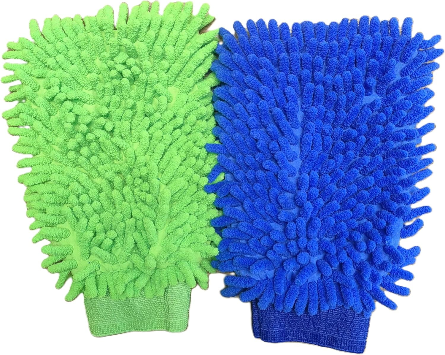 House Cleaning and Car Wash Mitts, Home Dusting Microfiber Gloves ...