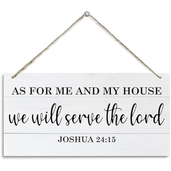 House Decor Sign, Christian Wood Sign, As For Me And My House We Will ...