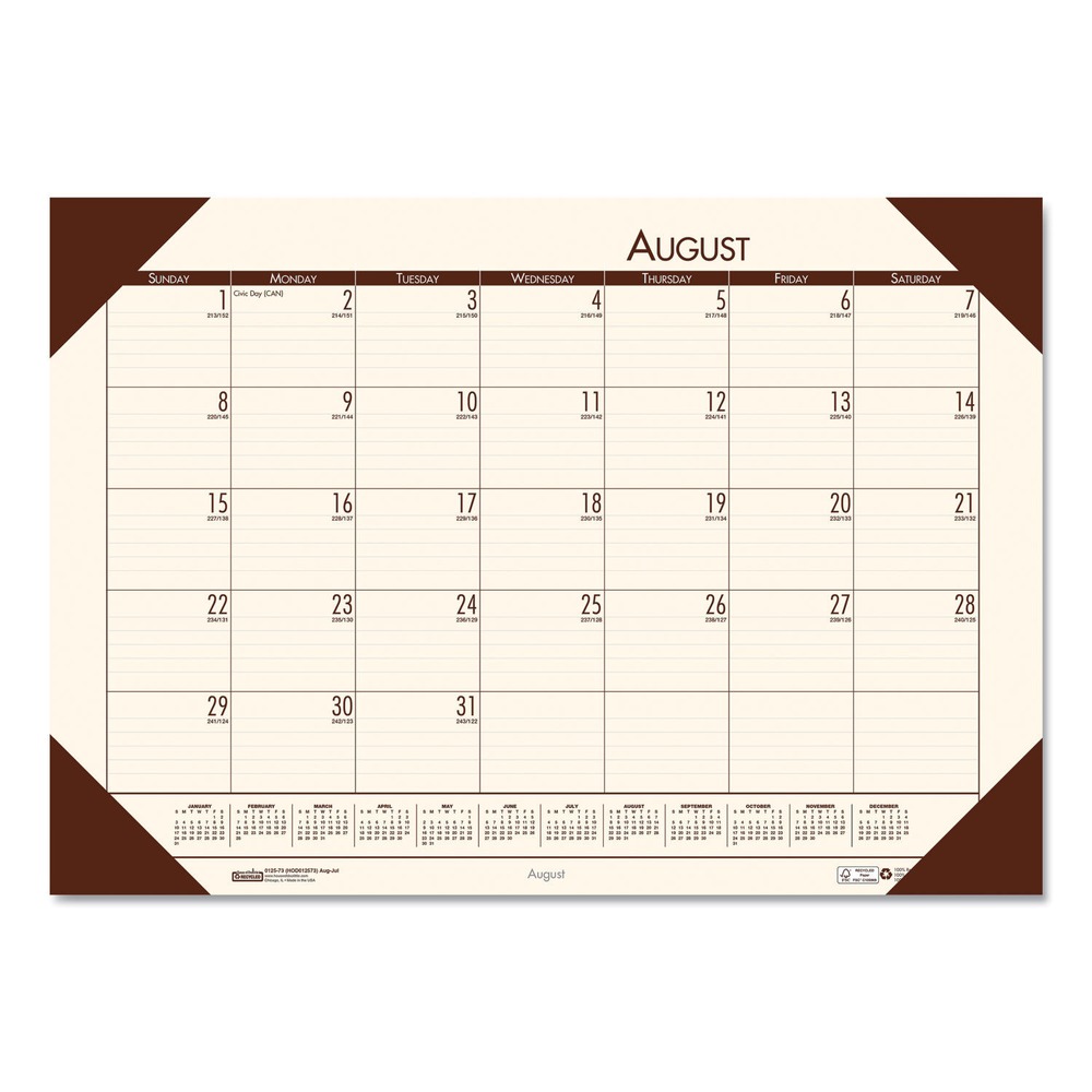 House of Doolittle 0125-41 18.5 in. x 13 in. 12-Month (Aug 2025-Jul ...