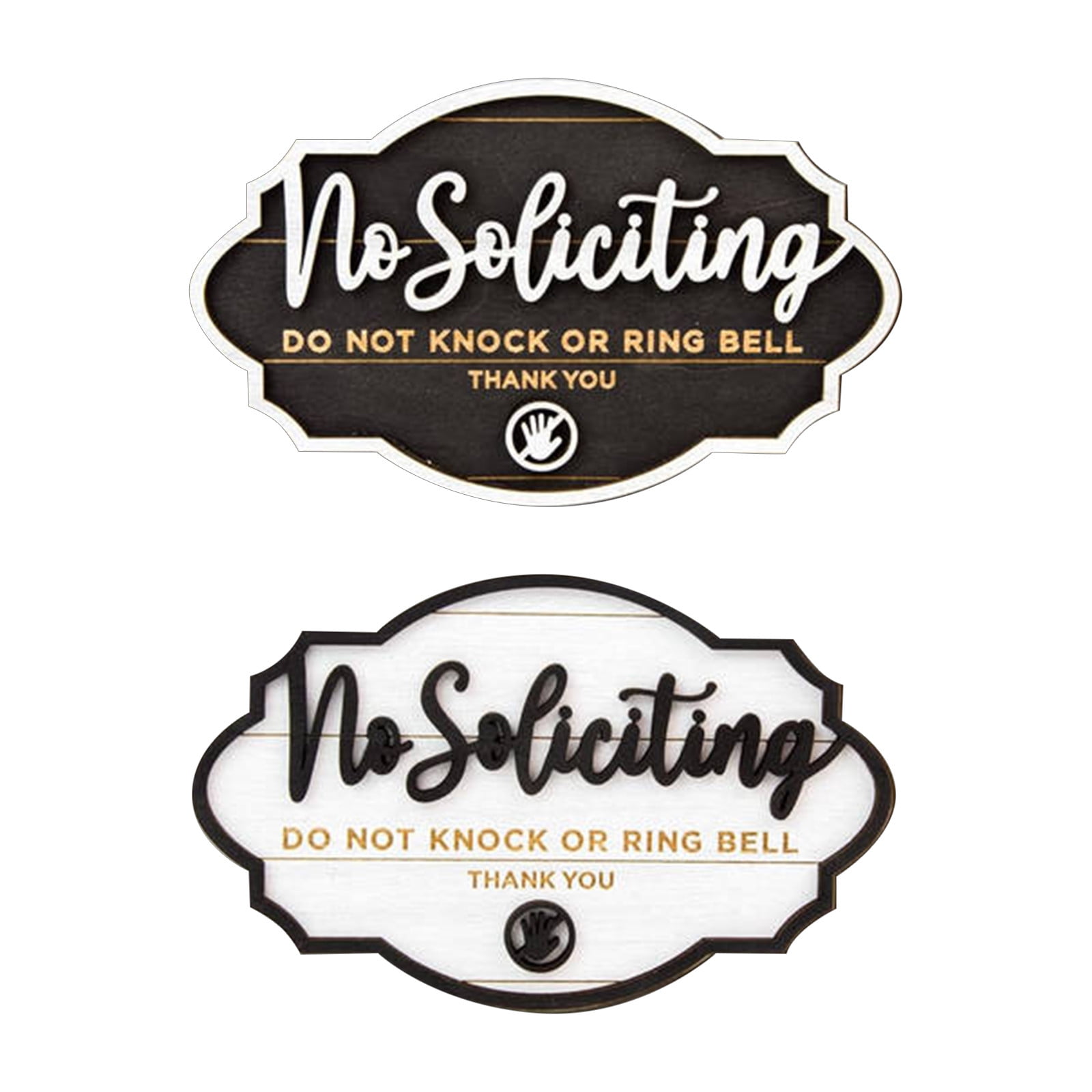House Door Front Door Hanging Sign Funny No Soliciting Sign For House ...