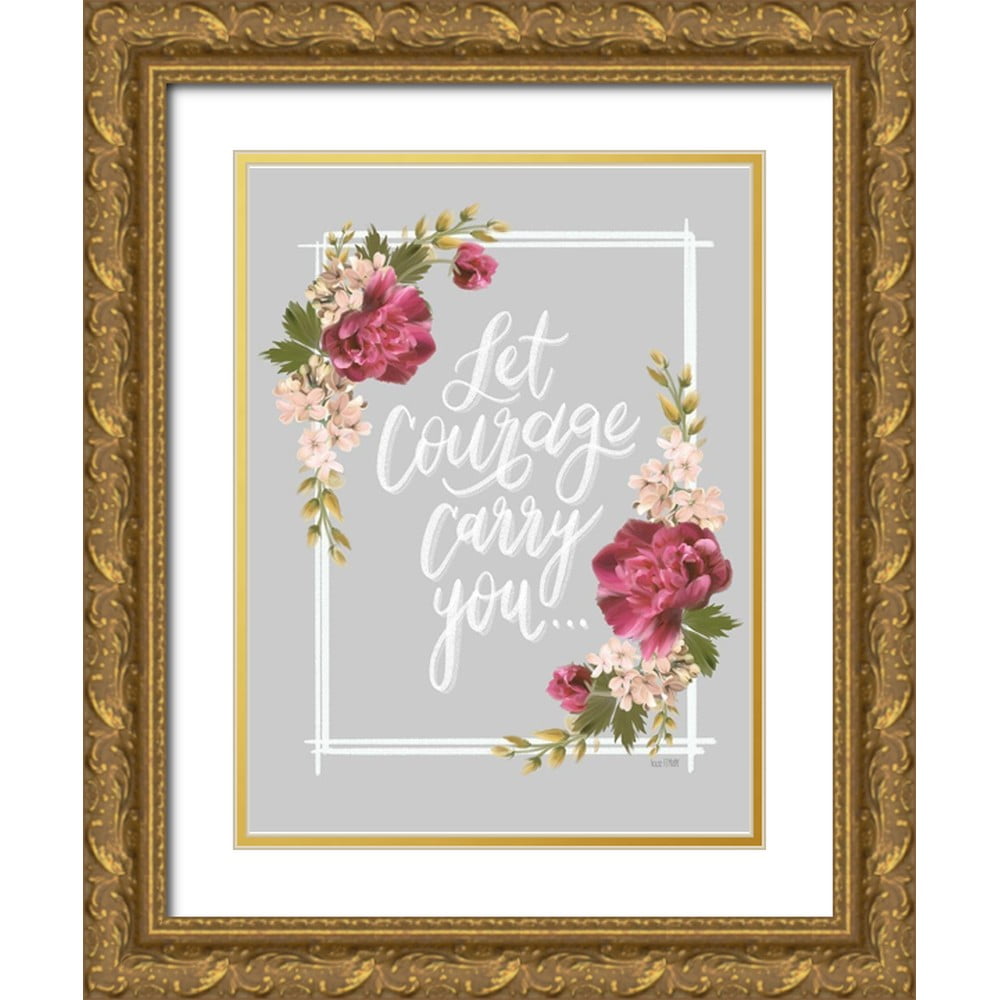 House Fenway 15x18 Gold Ornate Wood Framed with Double Matting Museum ...