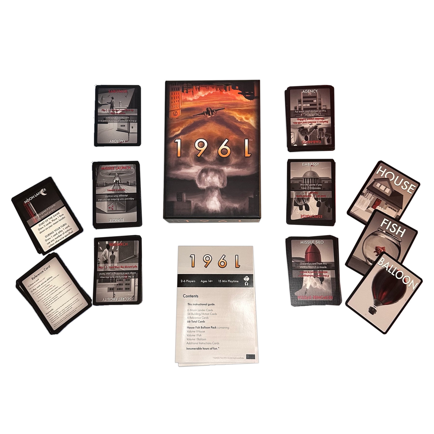 House Fish Balloon 1961: A Cold War Card Game - Walmart.com