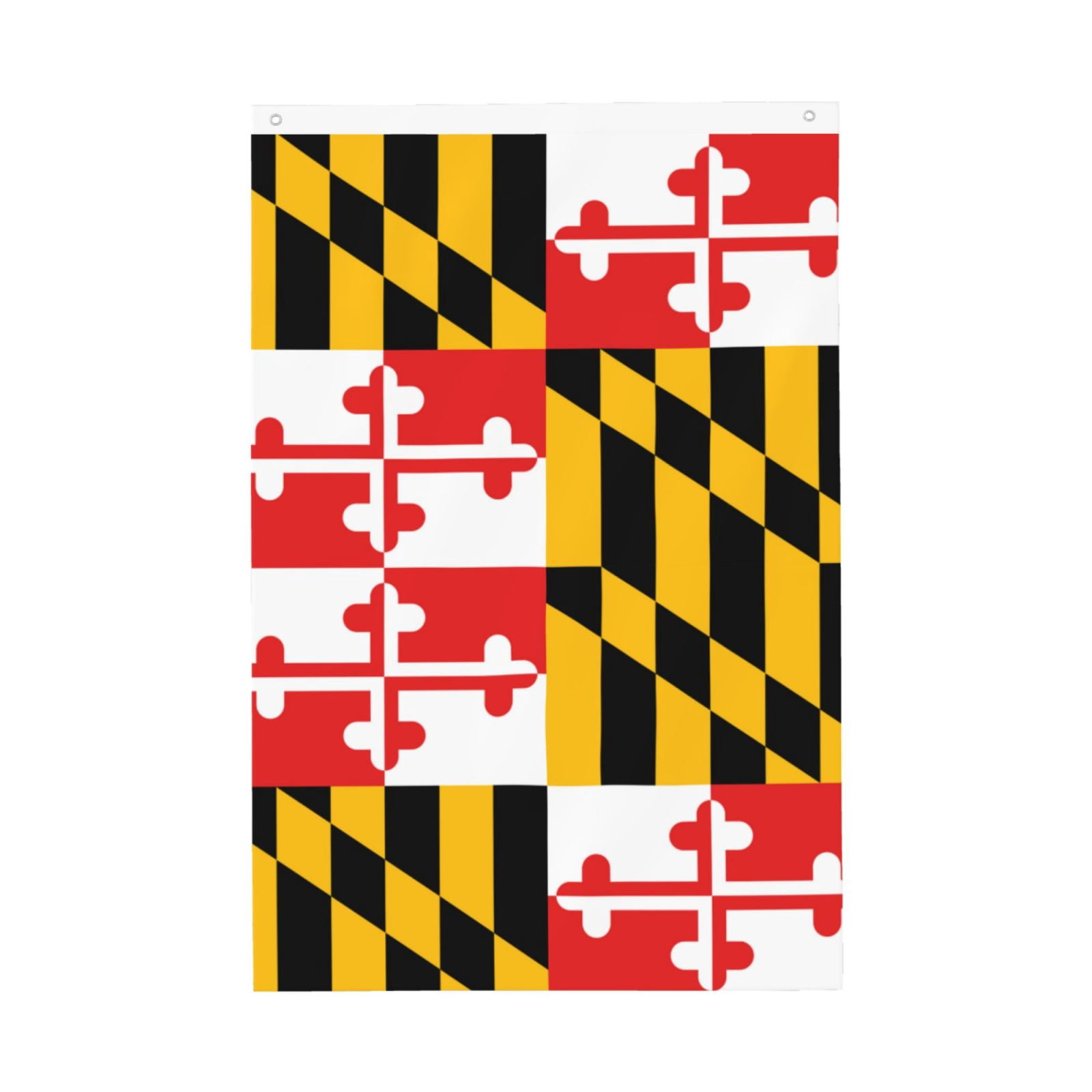 House Flag Flag Of Maryland Pattern Garden Flag Decorative House Yard ...