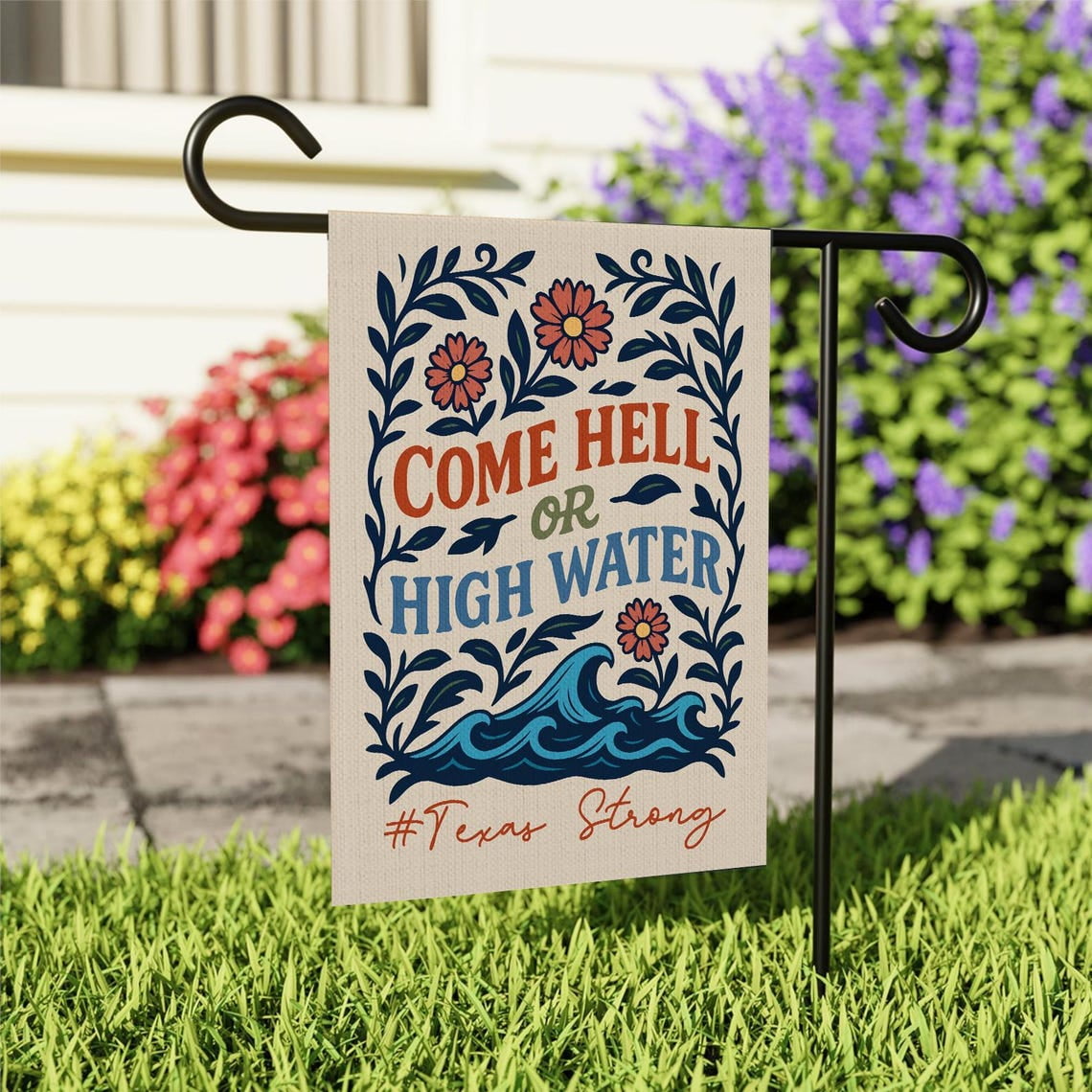 House Flag Texas Strong Flag, Pray for Texas, Flood Relief Sign, Texas ...