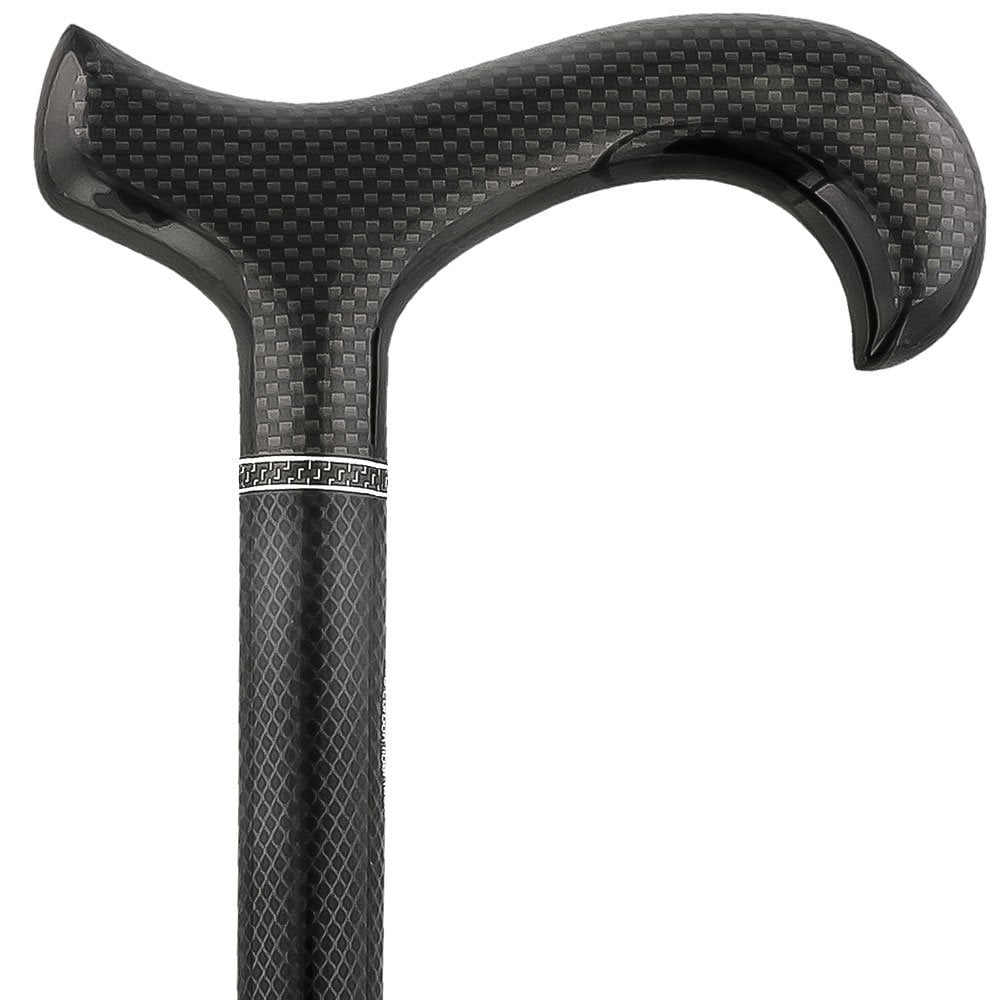 House Flame Derby Walking Cane with Mesh Carbon Fiber Shaft - Walmart.com