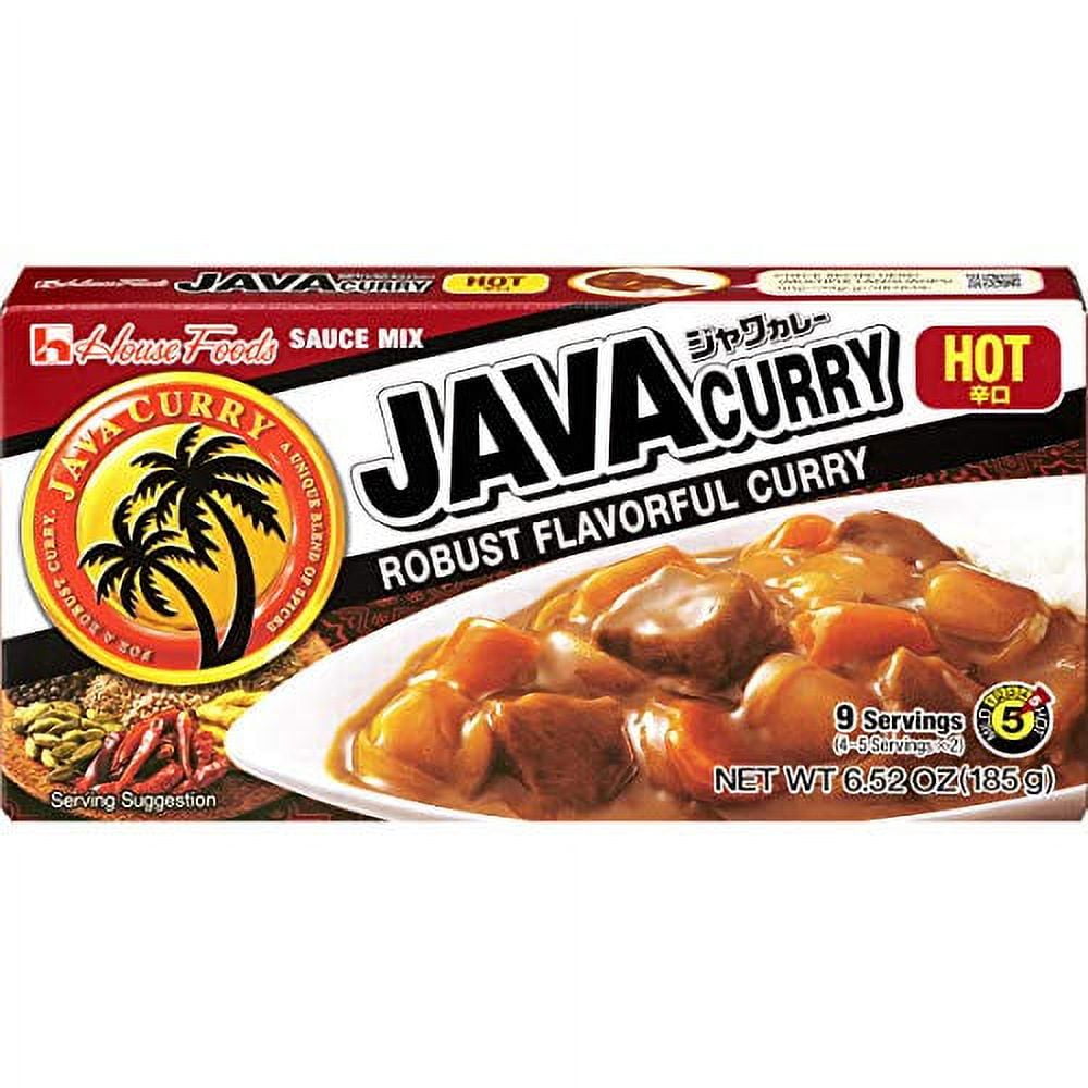 House Foods Java Curry Hot, 6.52 Ounce (Pack of 10) - Walmart.com