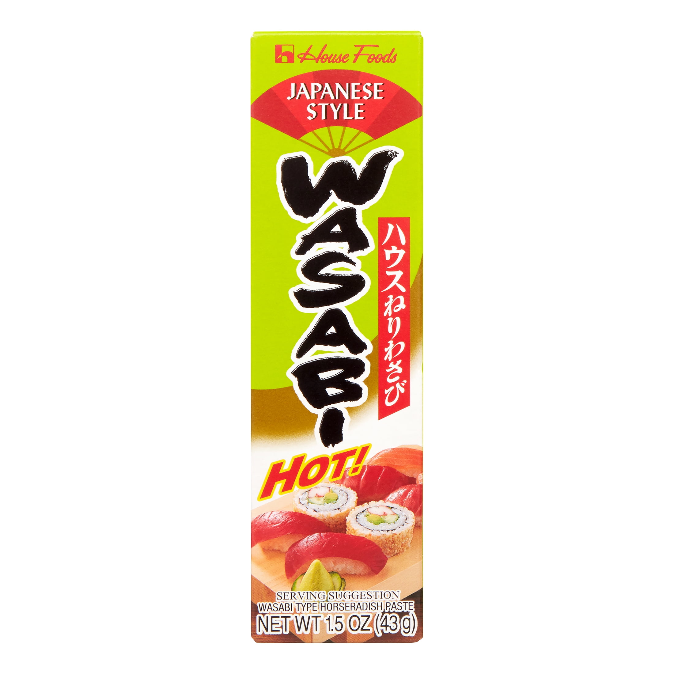 House Foods Wasabi Paste, 1.5 Oz - Walmart.com