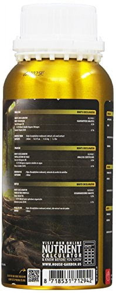 House & Garden HGRXL005 Gold Excelurator Fertilizer, 500 ml - Walmart.com