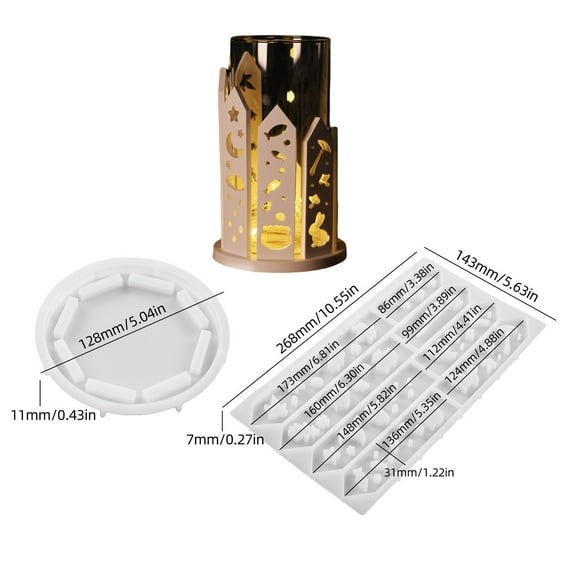 House Holder Silicone Mold Gypsum Cement Mold Home Decorative Moulds ...