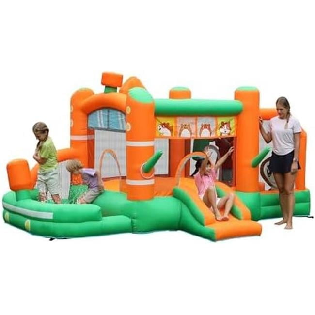 House Inflatable Slide Hamster Jumping Castle Kids Bouncy Castle ...