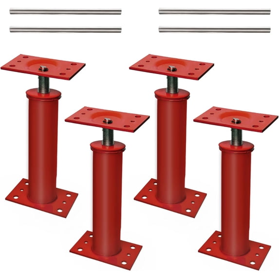 House Jacks for Leveling, 11"-17" Adjustable Jack Basement Floor Jack ...