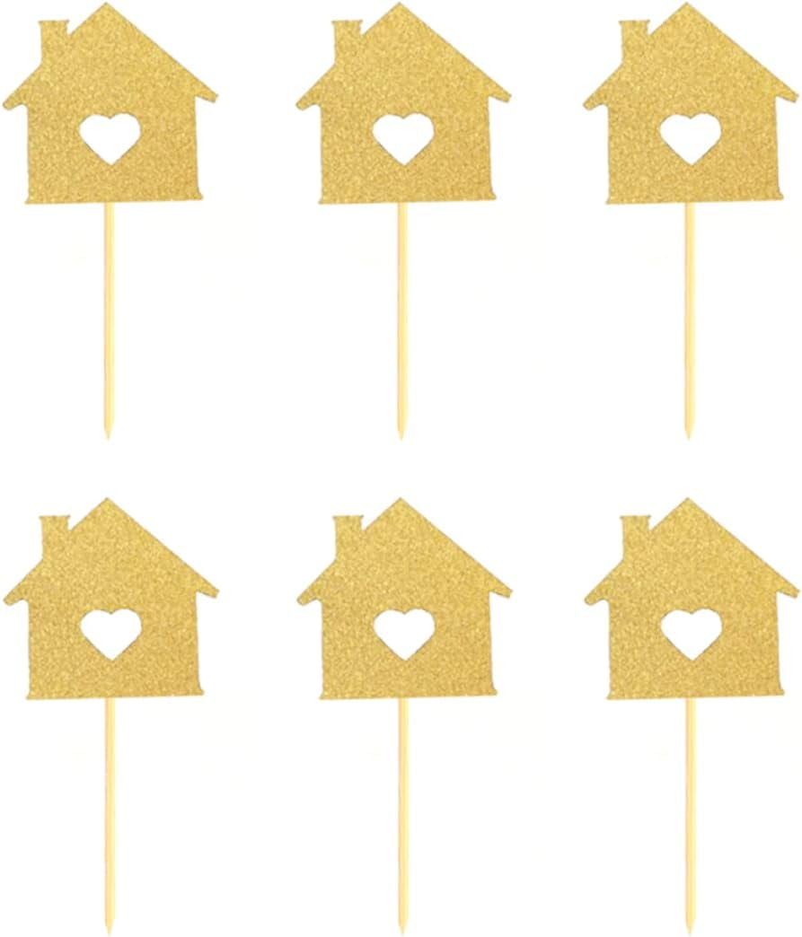 House Key Cake Toppers 12pcs Paper Picks Cupcake Decorations for Diy ...