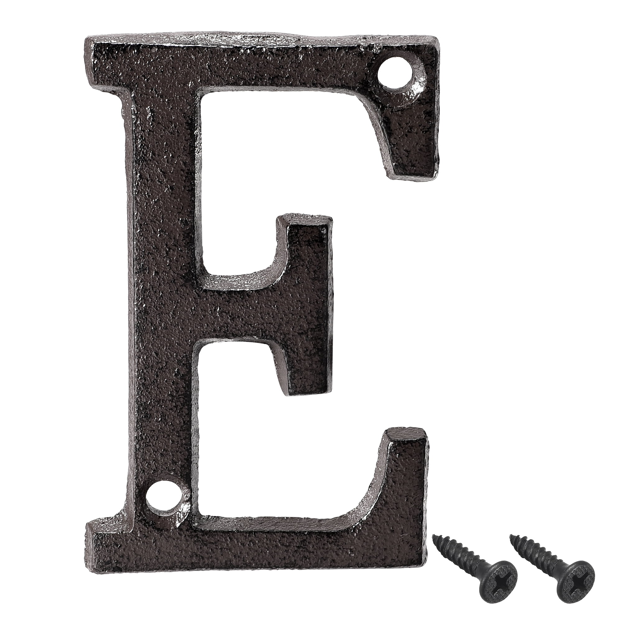 House Letter 3 Inch Cast Iron Letter E for Home Hotel Mailbox Address ...