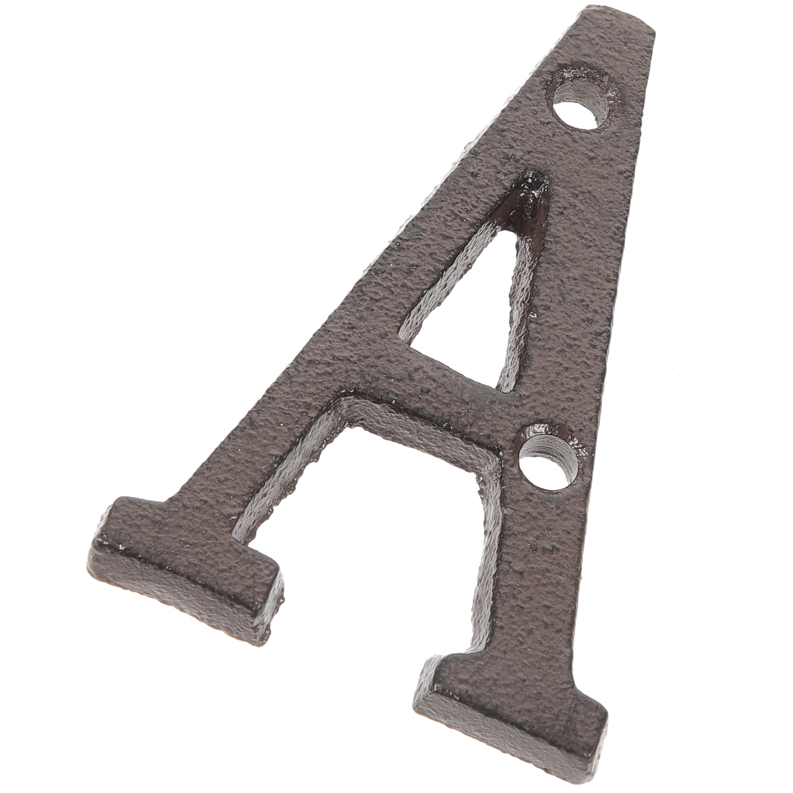Black Iron House Letter A for Exterior Decor Solid Cast Iron Durable ...