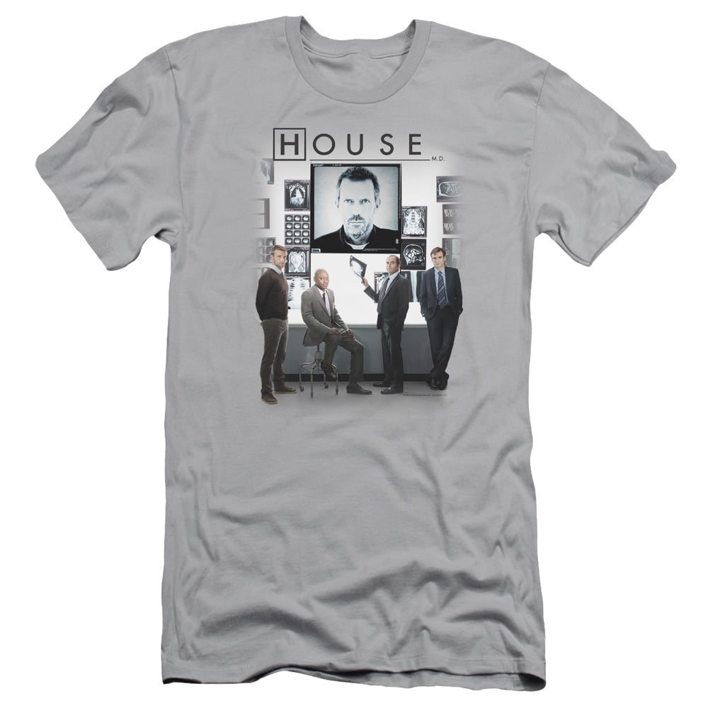 House Men's The Cast Slim Fit T-shirt Silver - Walmart.com