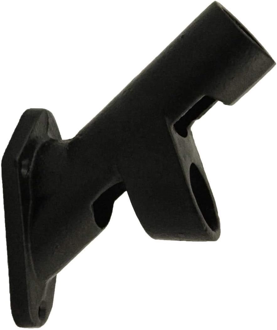 House Mounted pole Bracket with 2 Positions, Black Cast Iron, Holds 1" Diameter poles - Walmart.com