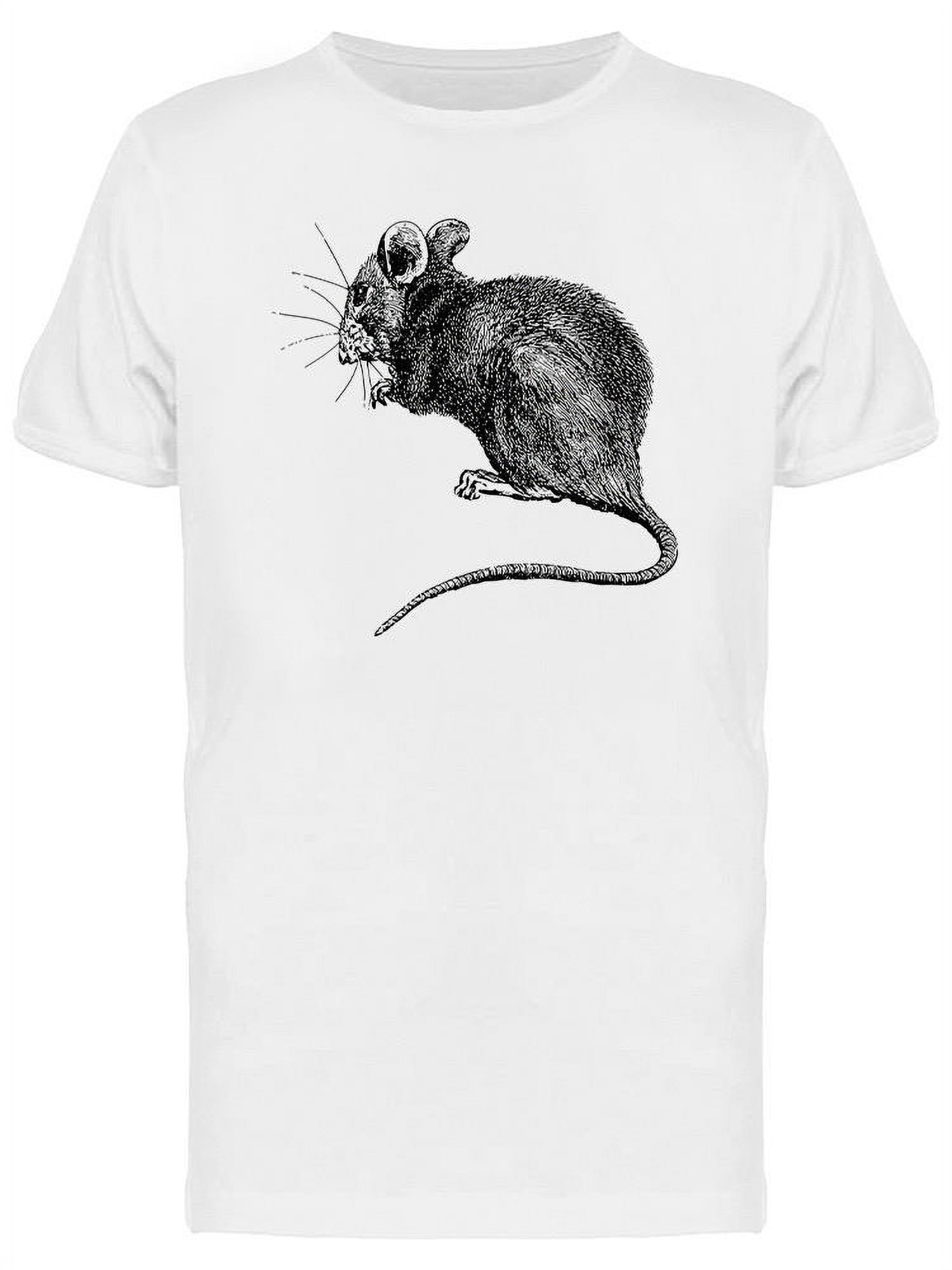 House Mouse Design T-Shirt Men -Image by Shutterstock, Male 3X-Large ...