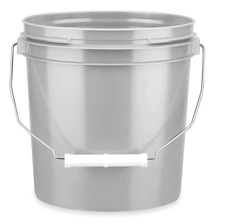 1 Gallon Buckets pails with Lids Food Grade BPA Free Plastic containers ...